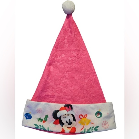 Disney | Accessories | Disney Minnie Mouse Santa Hat | Poshmark